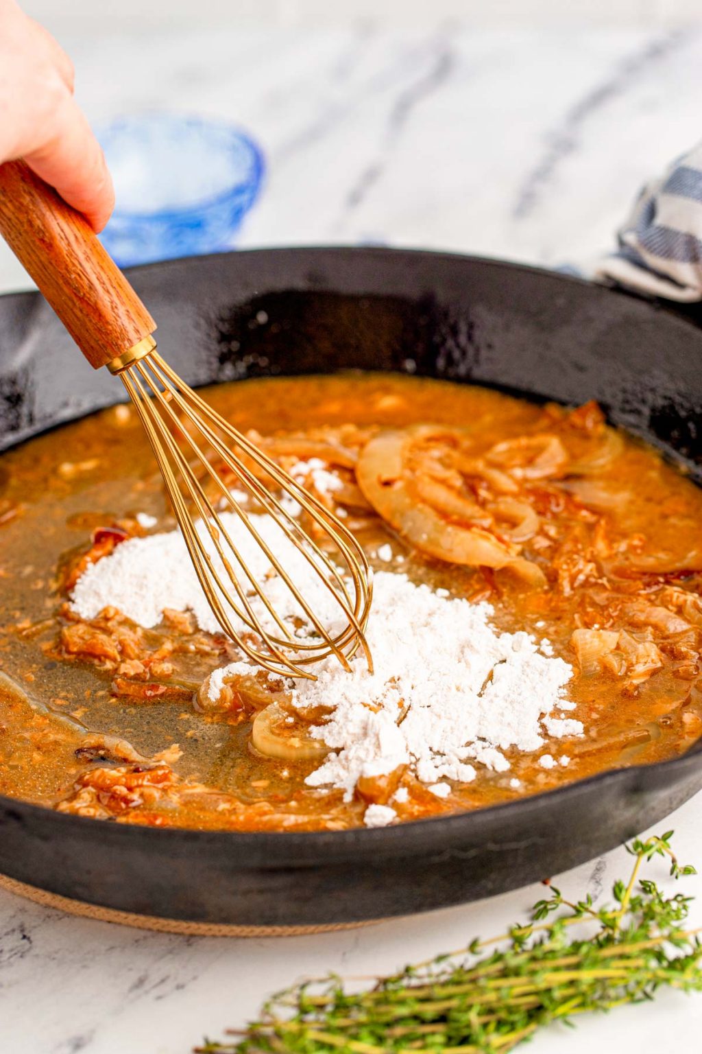 Easy Onion Gravy Recipe Two Ways Sugar And Soul